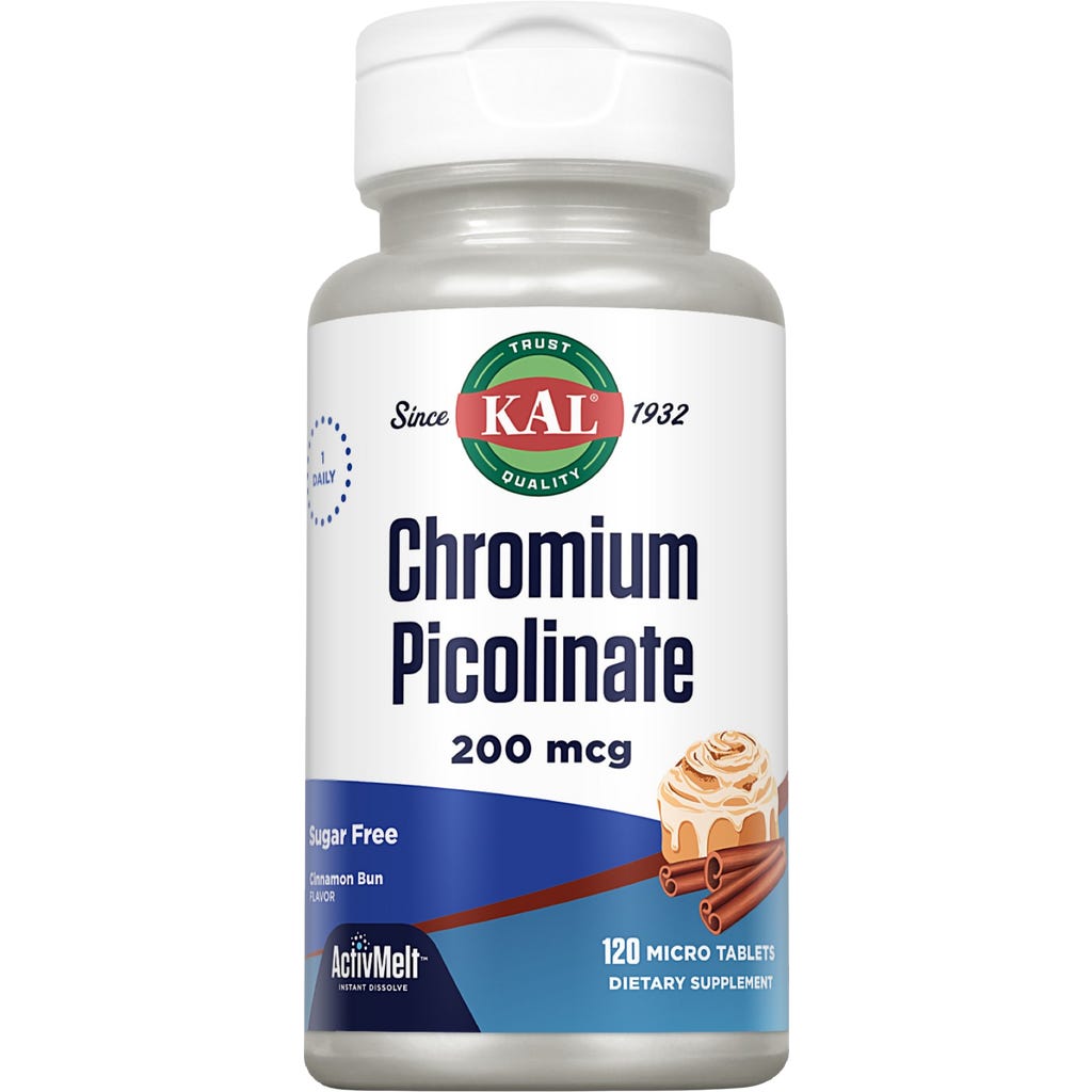 Chrom Picolinat 200 mcg - u obliku pastila, 120 liz. tabl - KAL ...