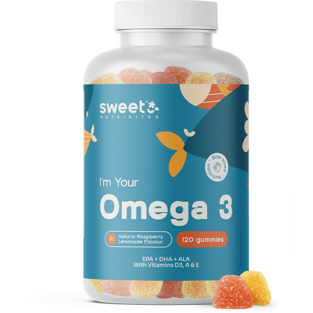 Omega-3, 120 gummies - Sweet Nutribites - Boutique en ligne VitalAbo Suisse