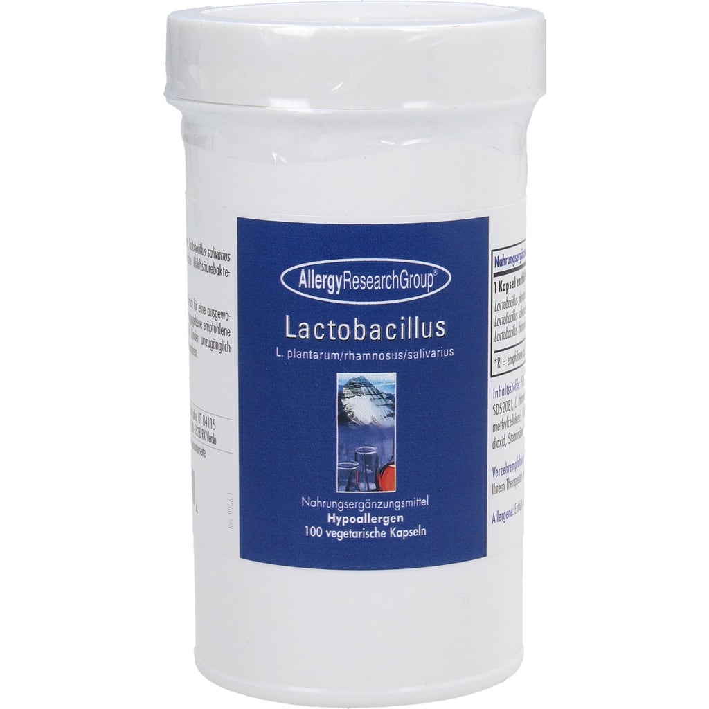 Lactobacillus, 100 cápsulas vegetales - Allergy Research Group - VitalAbo