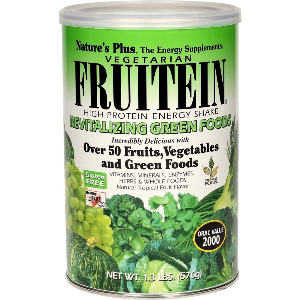Fruitein® Revitalizing Green Foods, 576 g - NaturesPlus - VitalAbo ...