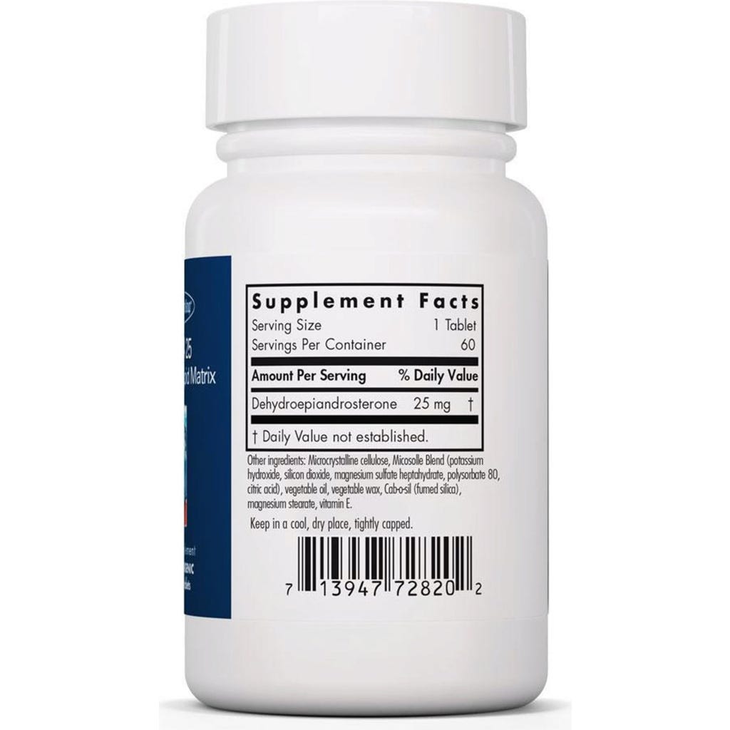 DHEA 25 mg Lipid Matrix, 60 Tabletter - Allergy Research Group - VitalAbo