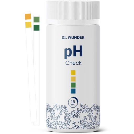 Testovací proužky pH Check, 100 ks - Dr. Wunder - VitalAbo Česká republika