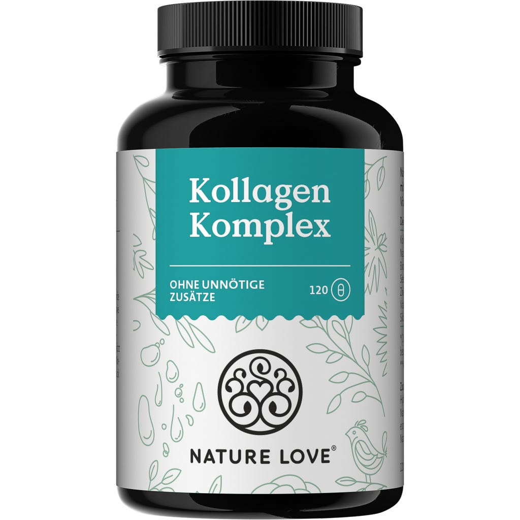 Kollagen Komplex, 120 Kapseln - Nature Love - VitalAbo