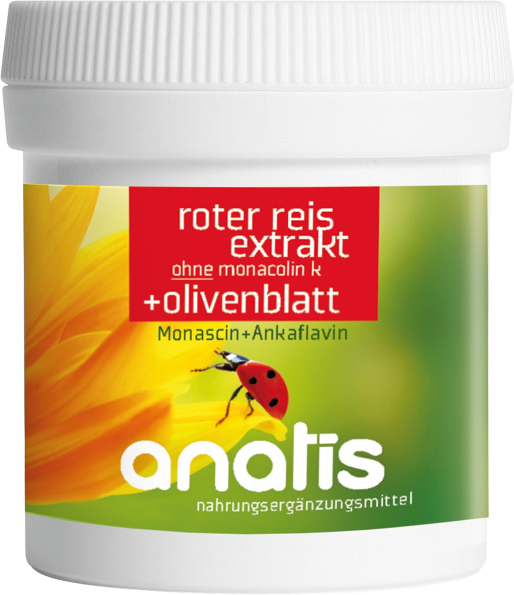 Roter Reis + Olivenblatt - anatis Naturprodukte - VitalAbo
