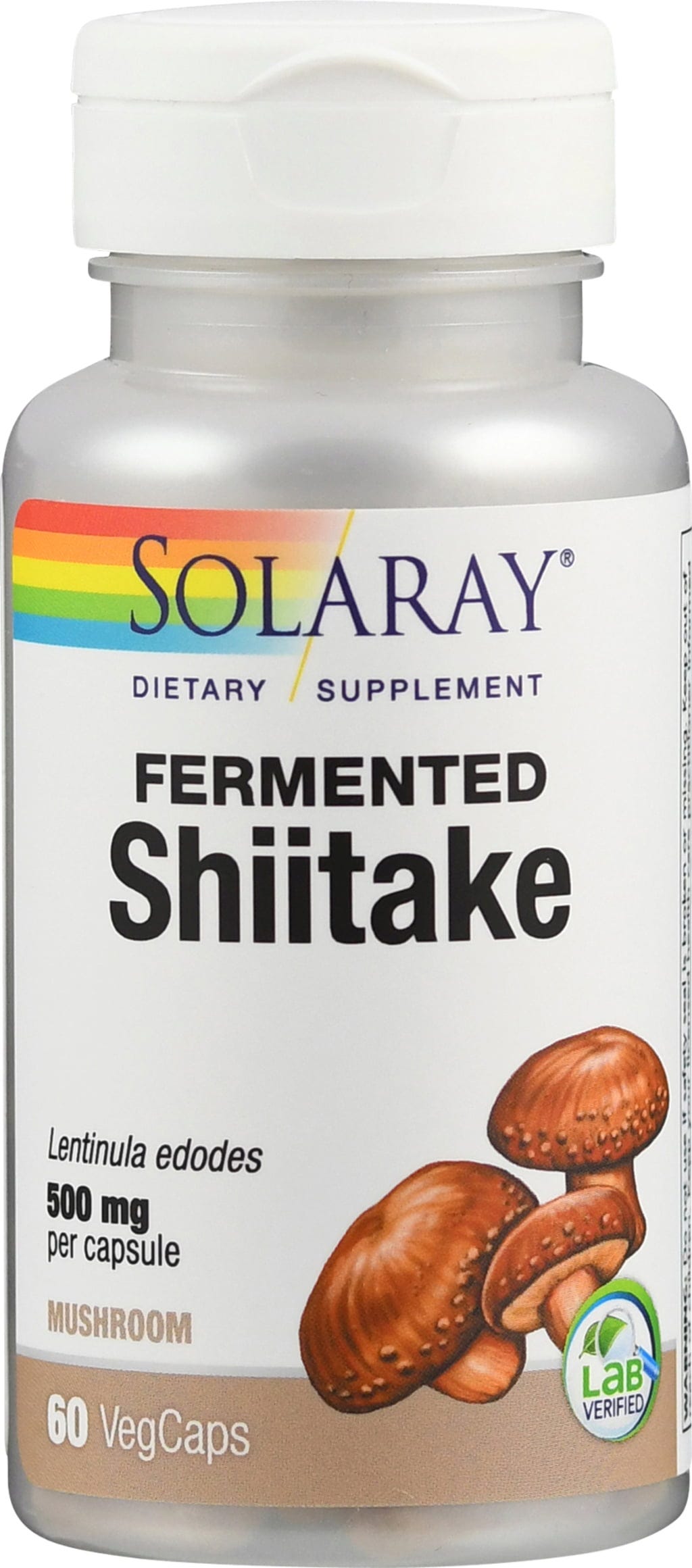 Fermentirane shiitake, 60 veg. kapsule - Solaray - Vitalabo web trgovina Hrvatska