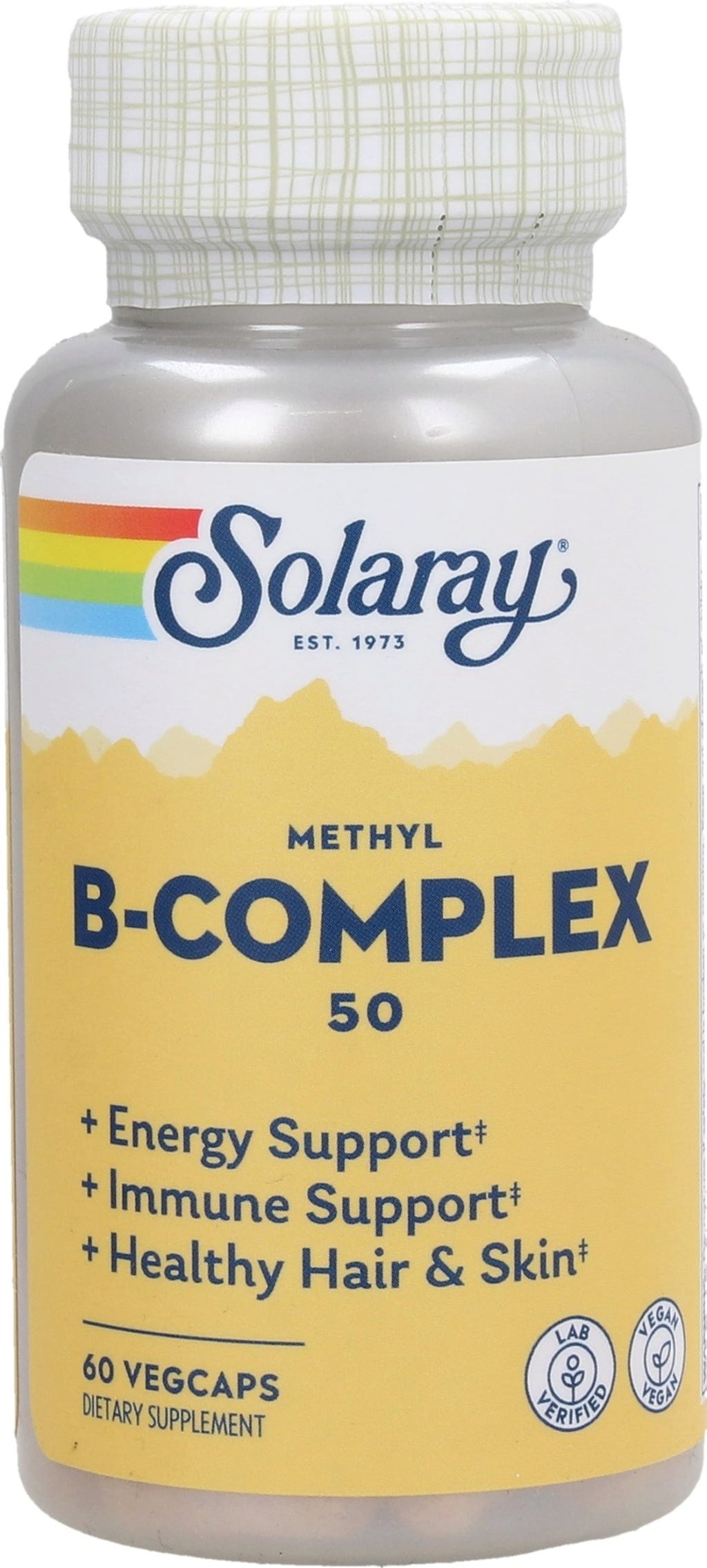 Methyl B-Complex 50, 60 Cápsulas vegetais - Solaray - VitalAbo Portugal