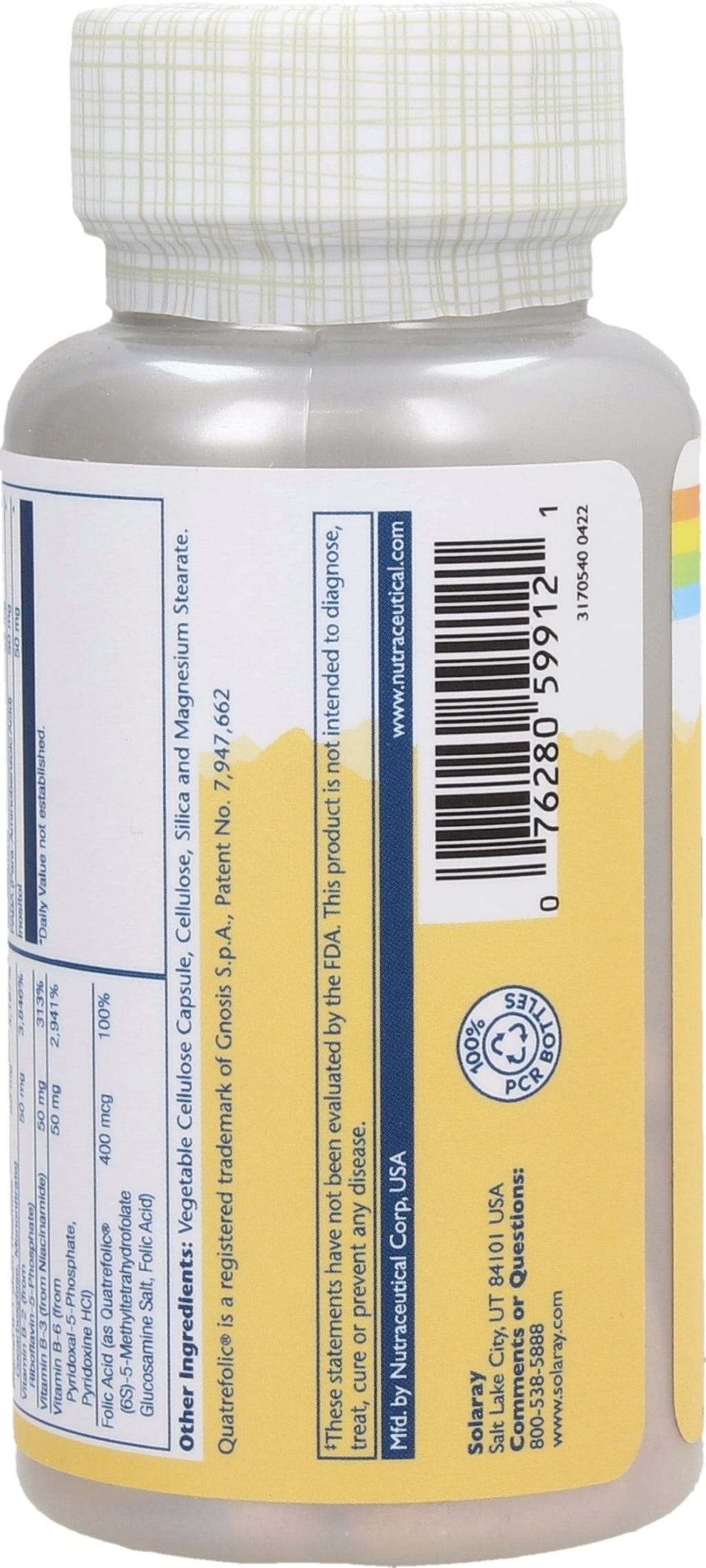 Methyl B-Complex 50, 60 cápsulas vegetales - Solaray - VitalAbo Tienda ...