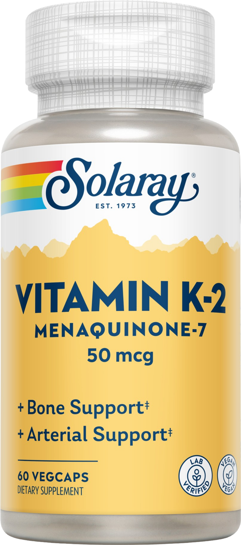 Vitamin K2 (menakinon-7), 30 veg. kapsule - Solaray - VitalAbo online shop